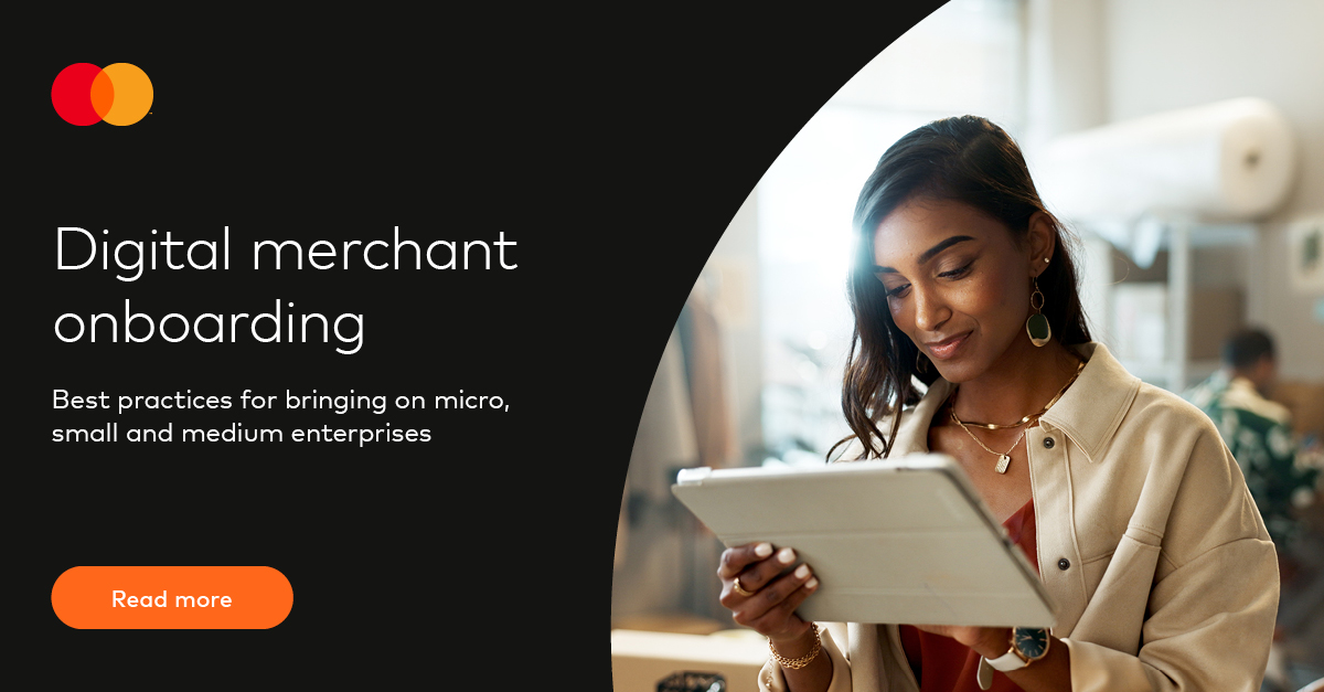 Digital merchant onboarding | Mastercard Services