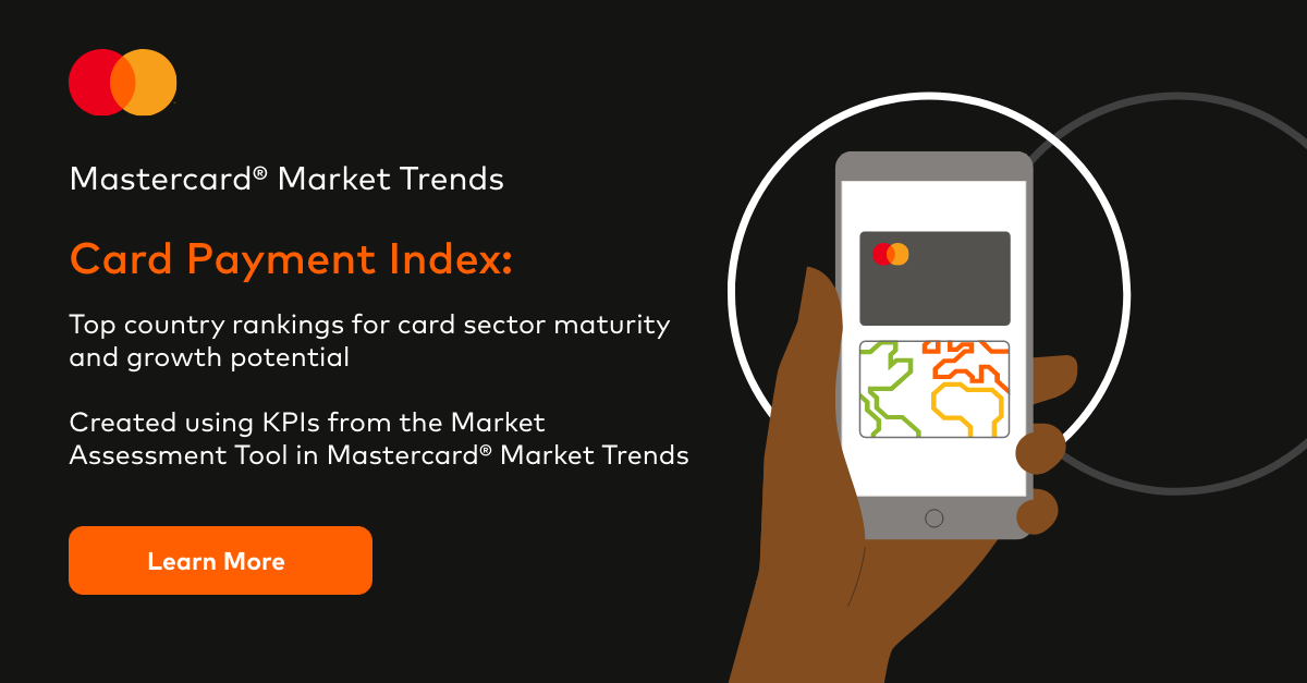 Card Payment Index Infographic - Mastercard Market Trends